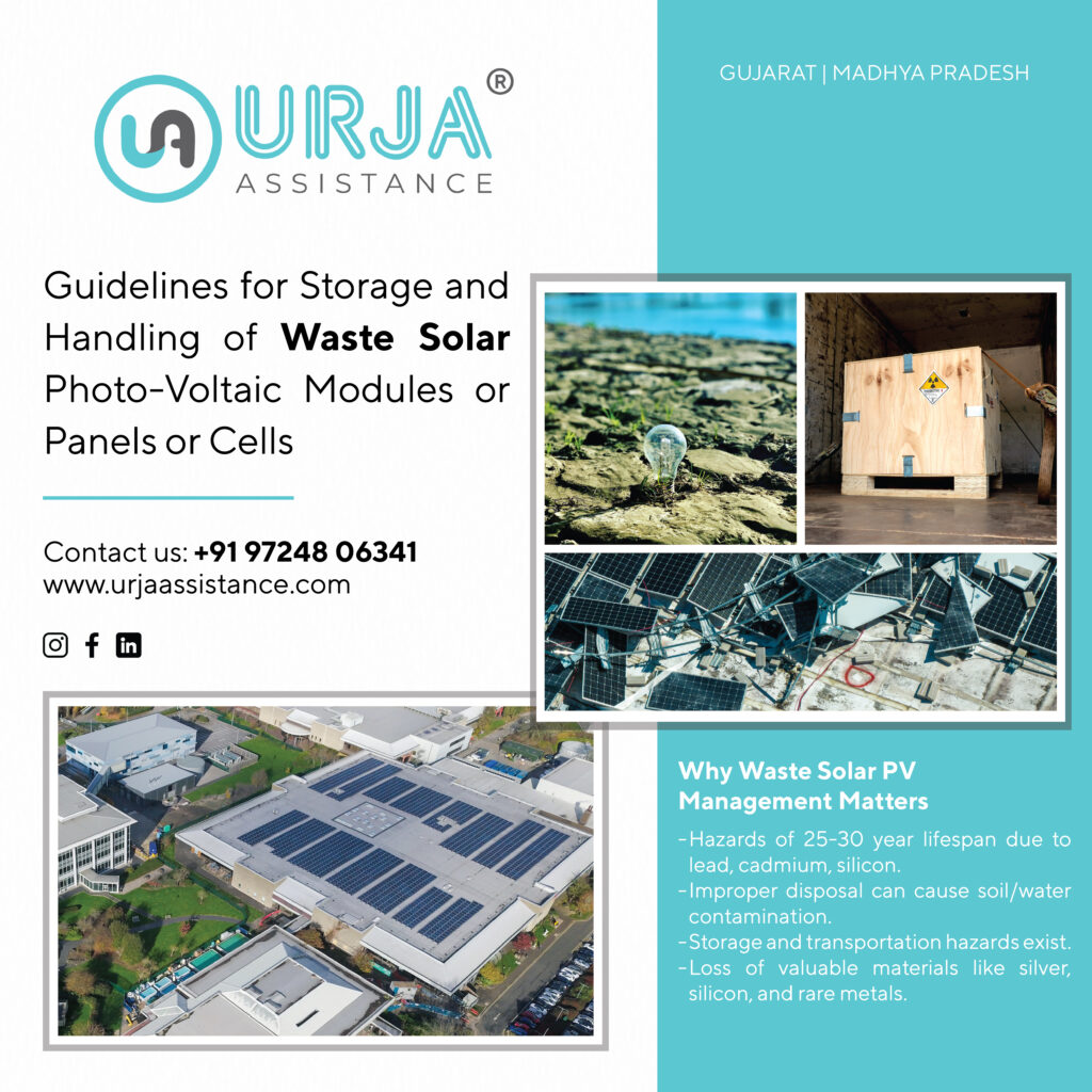 Guidelines for Storage and Handling of Waste Solar Photo-Voltaic ...